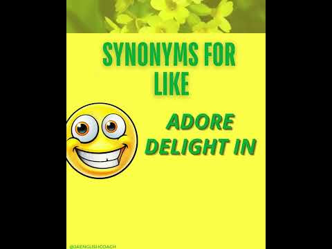 ESL: Synonyms #like #synonyms #learnenglish #esl #studyenglish #shorts