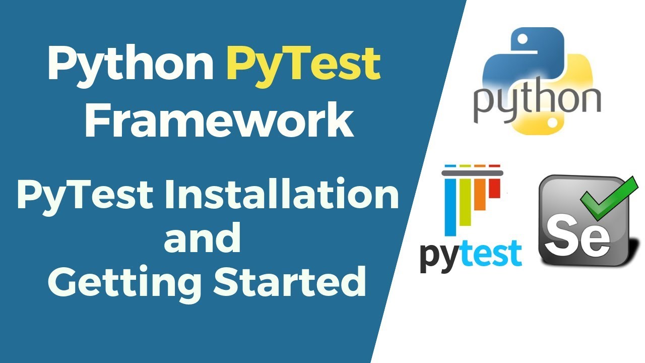 Selenium with Python Tutorial 39-PyTest | Installation and Getting Started