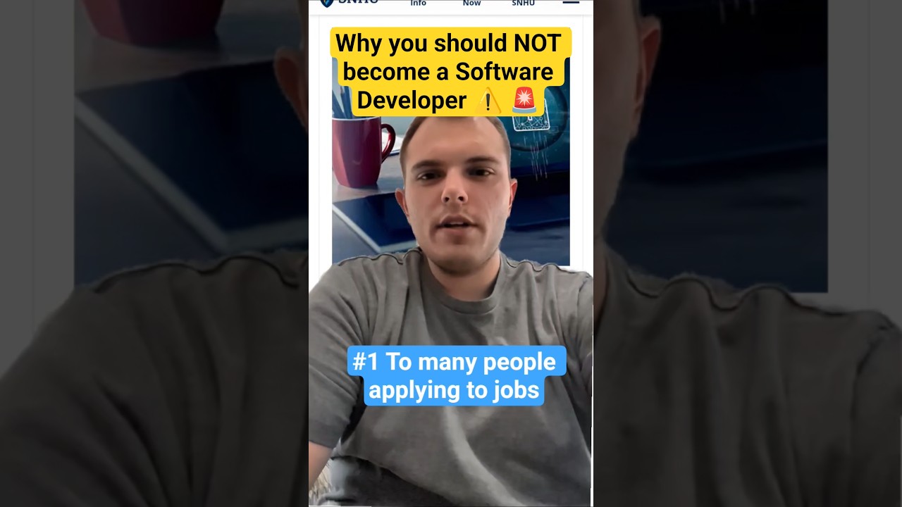 Why to NOT become a Software Developer 🚨😂 ⚠️ #funny #jokes  #softwaredeveloper #ai #programmer