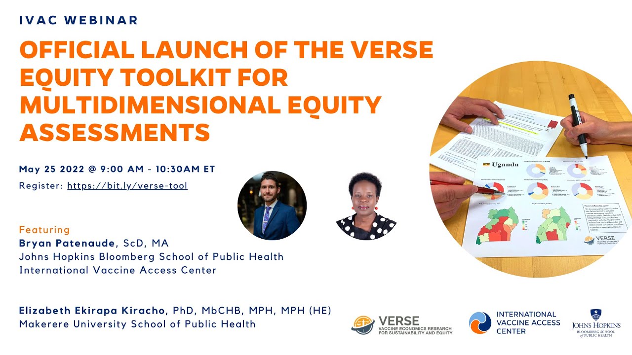 Official Launch of the VERSE Equity Toolkit for Multidimensional Equity Assessments