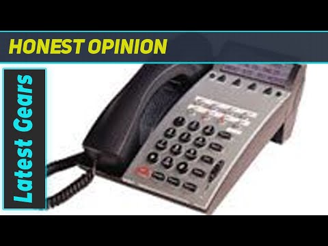 NEC Dterm Series E DTP-8D-1 Black Display Speakerphone - Best Corded Phone with LCD