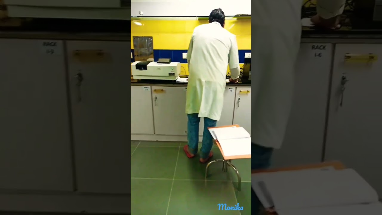 QC Chemist#Working on UV-Visible spectrophotometer#Laboratory