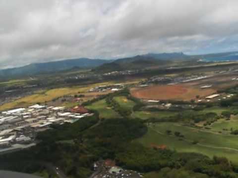 Hawaii Airport Lihue Kauai Island PHLI (LIH) C172 Landing