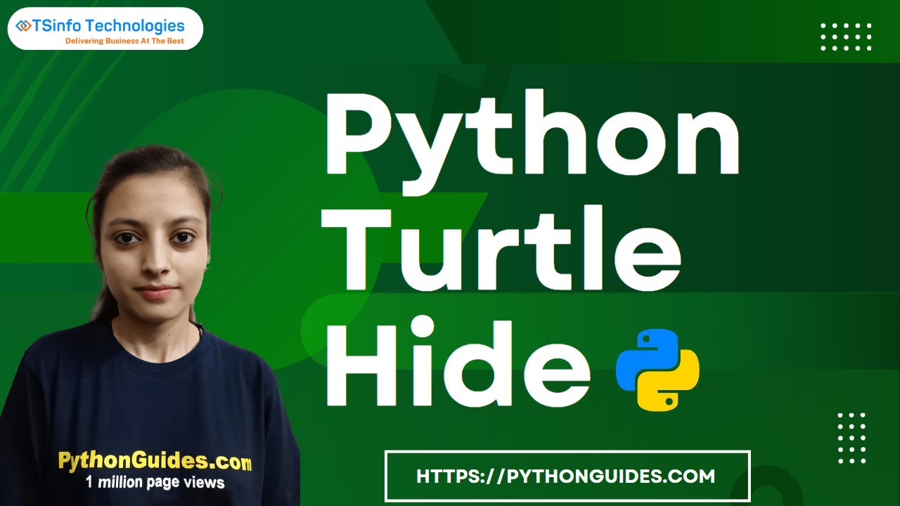 How to hide turtle in Python Turtle | Python Turtle Hide