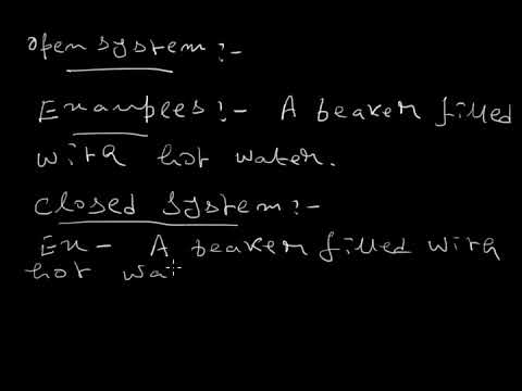 Definition of system  and surroundings