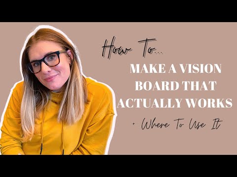 HOW TO MAKE A VISION BOARD THAT ACTUALLY WORKS, WHERE TO USE IT | Free Digital Vision Board Template