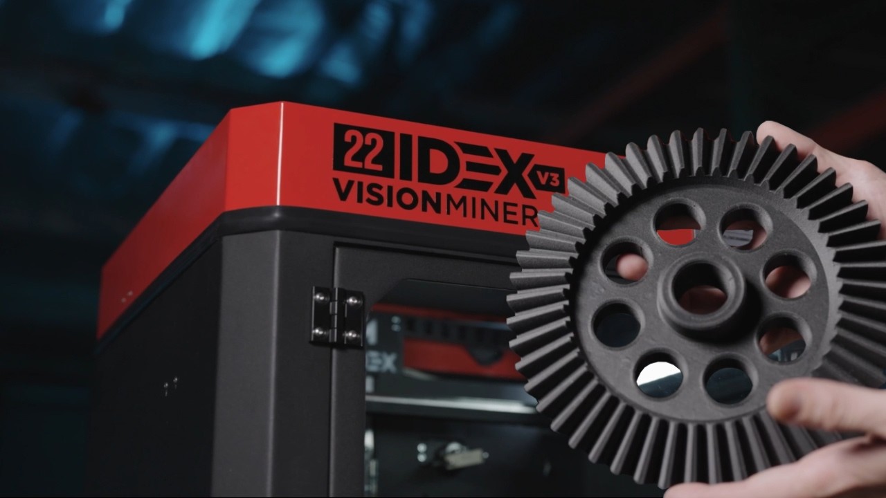 22 IDEX v3 High-Temp 3D Printer – Vision Miner