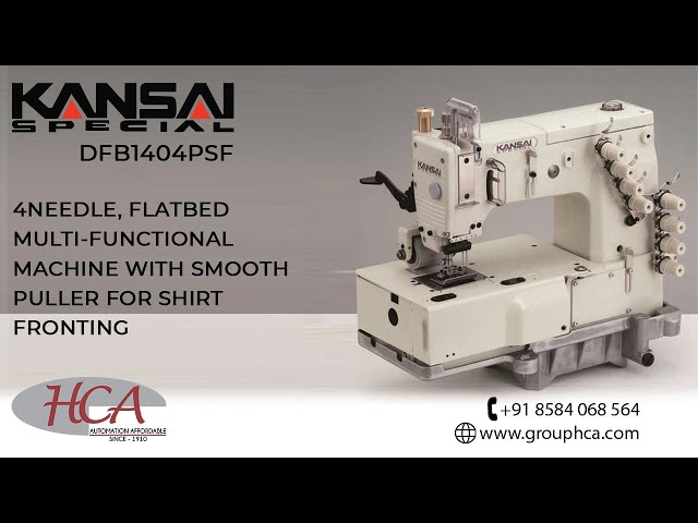 Kansai Special Industrial Sewing Machine - KANSAI-DFB1404PSF Flatbed ...