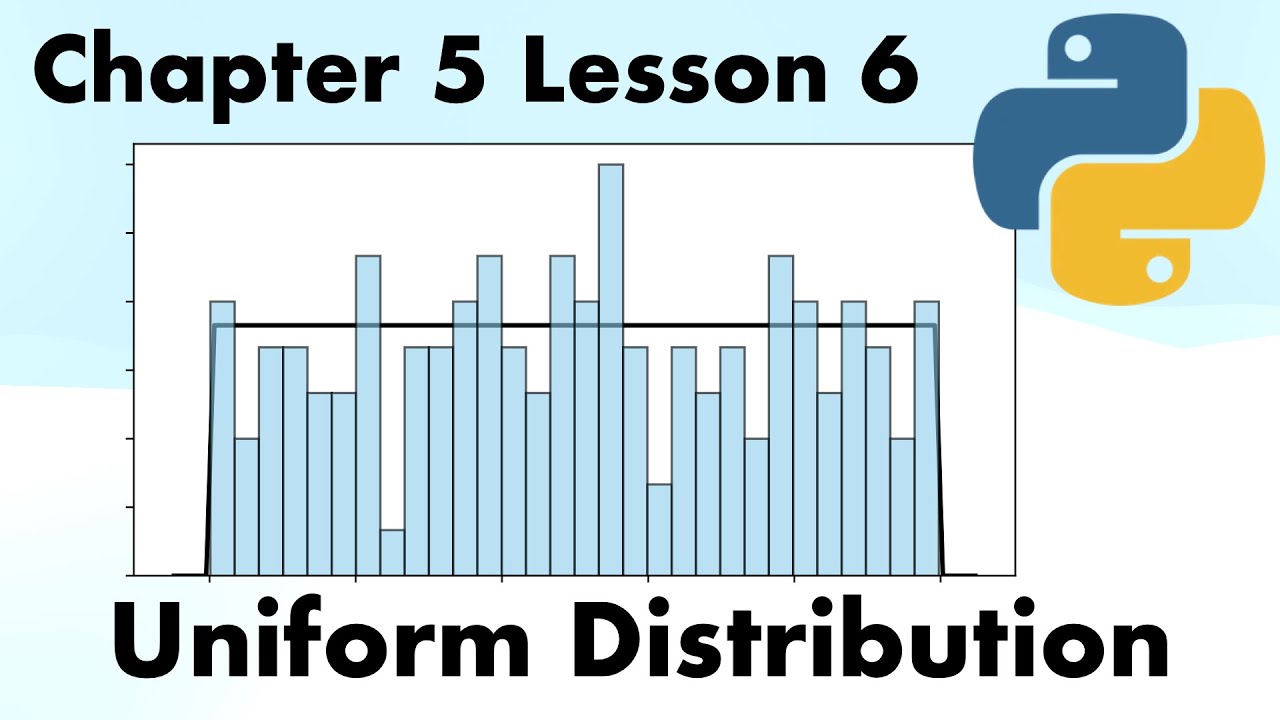 The Uniform Distribution | Full Course On Statistics for Data Science with Python.