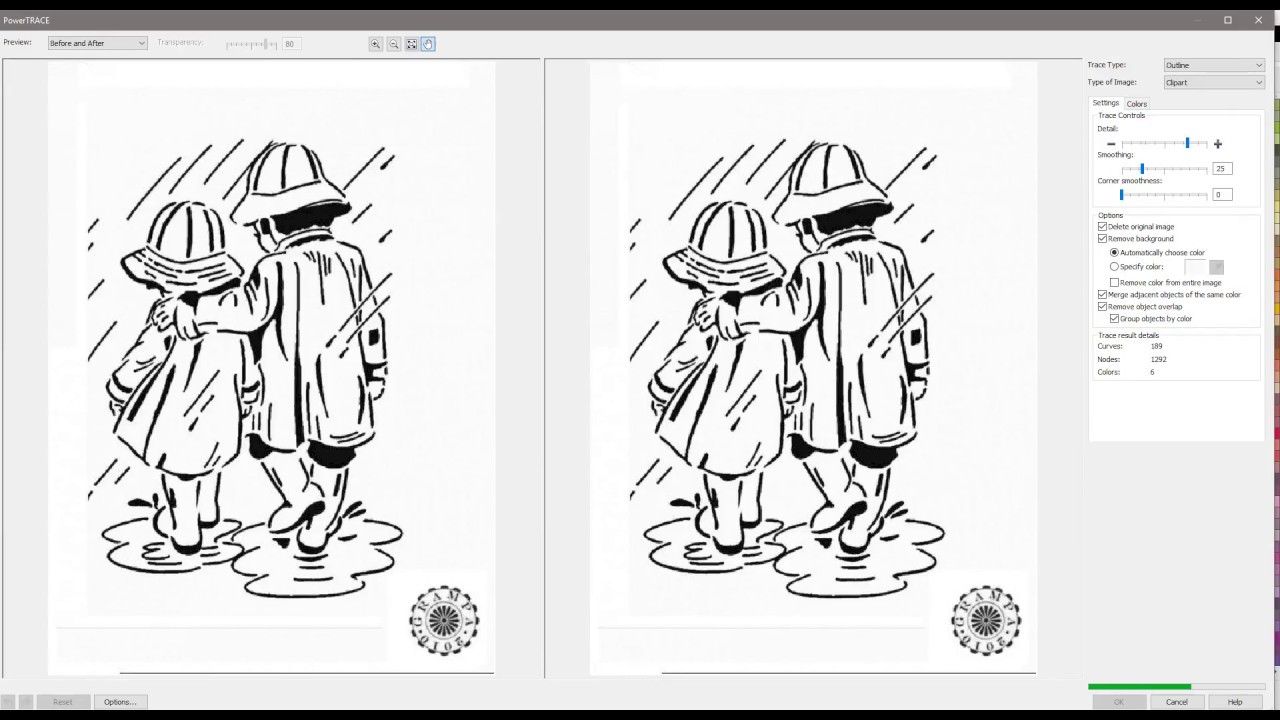 CorelDRAW X6 // Image Trace Basic