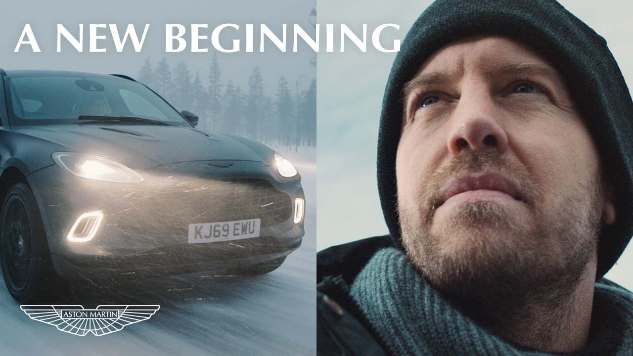 Sebastian Vettel Takes the Aston Martin DBX Snow Drifting in Epic ...