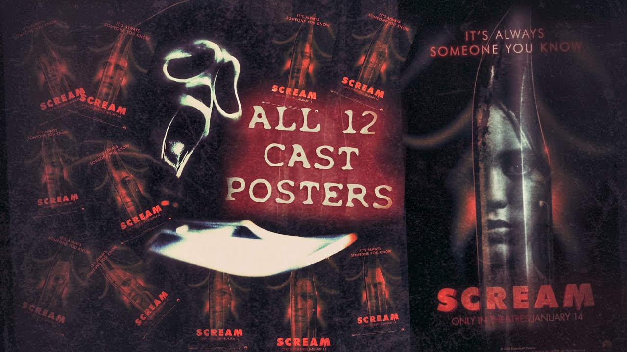 Scream (2022) New Cast Posters Released!