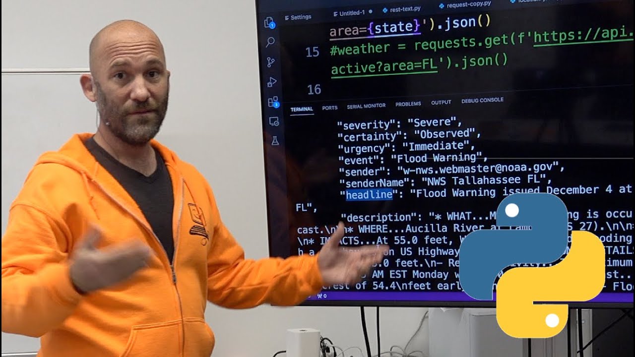 REST APIs, Requests Module and JSON in Python (Python Part 13)