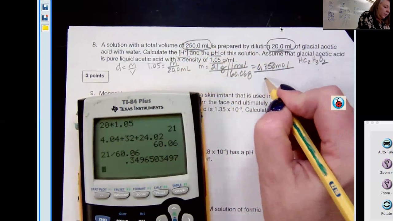 Acid-Base Problem Set 2