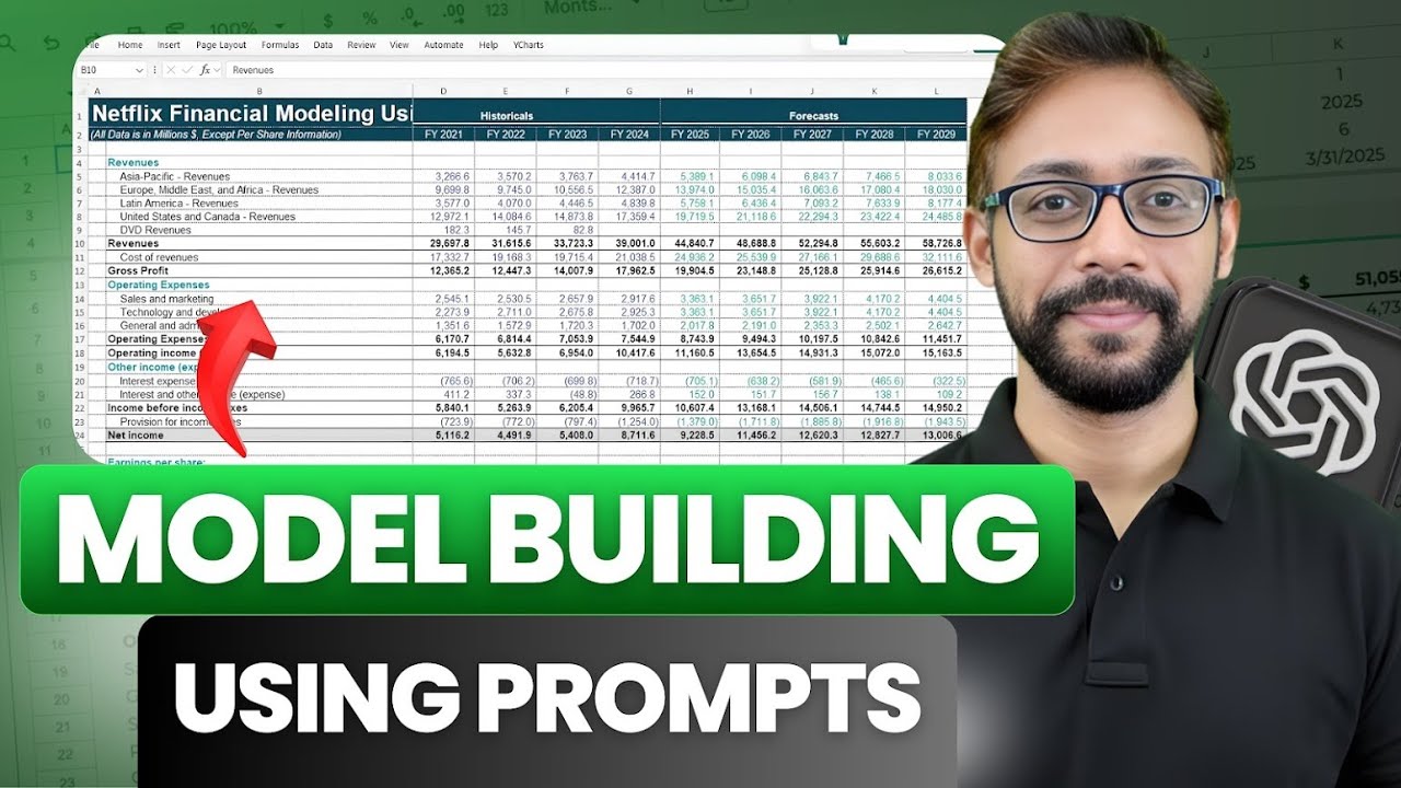 Financial Model Building with Prompts | Financial Modeling Using ChatGPT