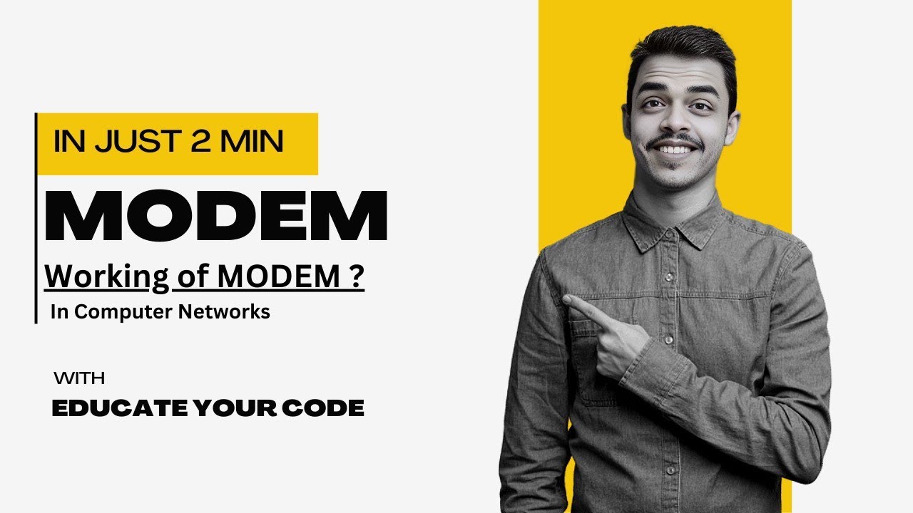 MODEM in Computer Networks Full Explanation 2024