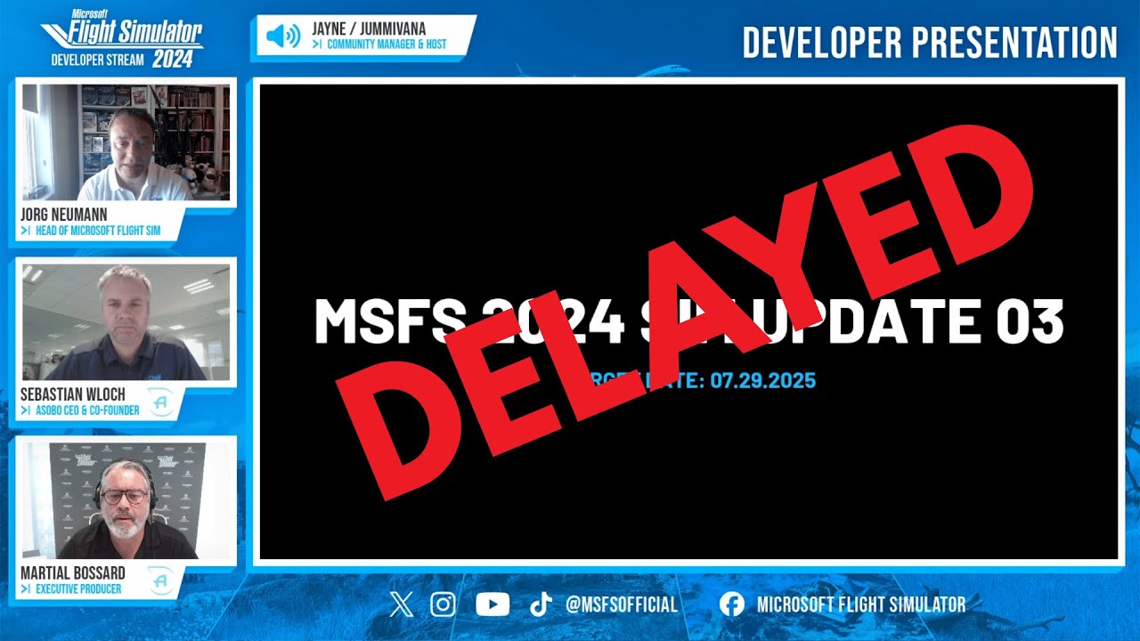 MSFS 2024 News: Sim Update 3 Delayed, Rentals Live, Shared Cockpit ...