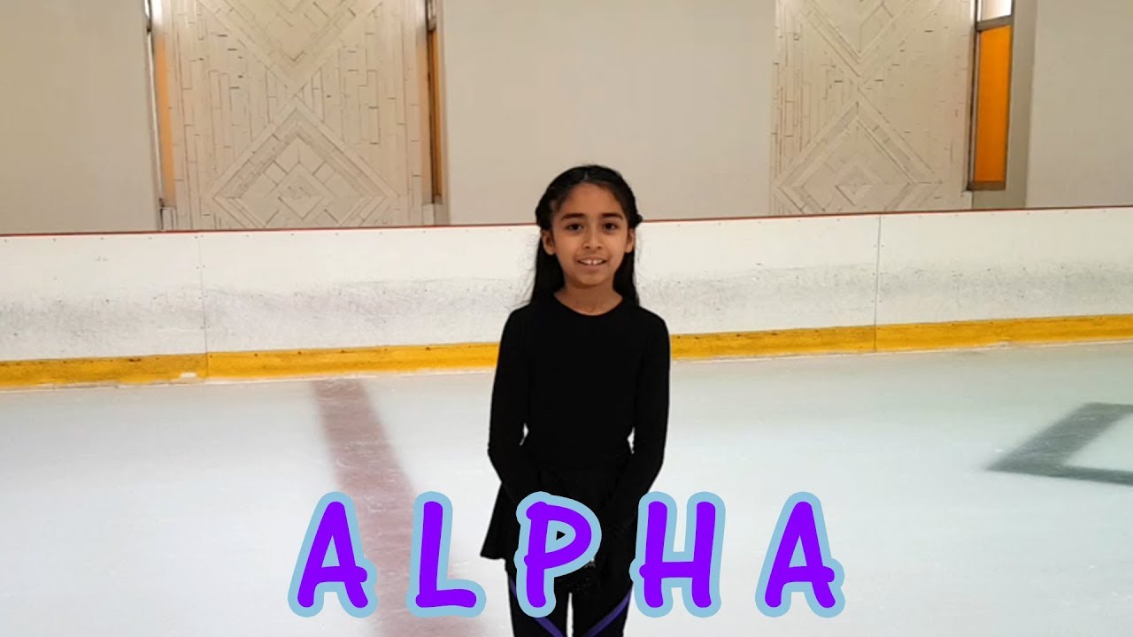 How to do Alpha or basic 2 maneuvers Figure Skating.