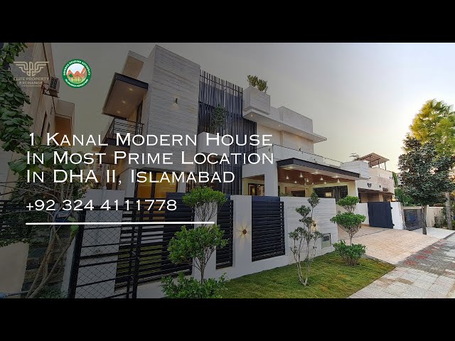 Super Modern 1 Kanal House For Sale Near Central Park DHA Defence Phase ...