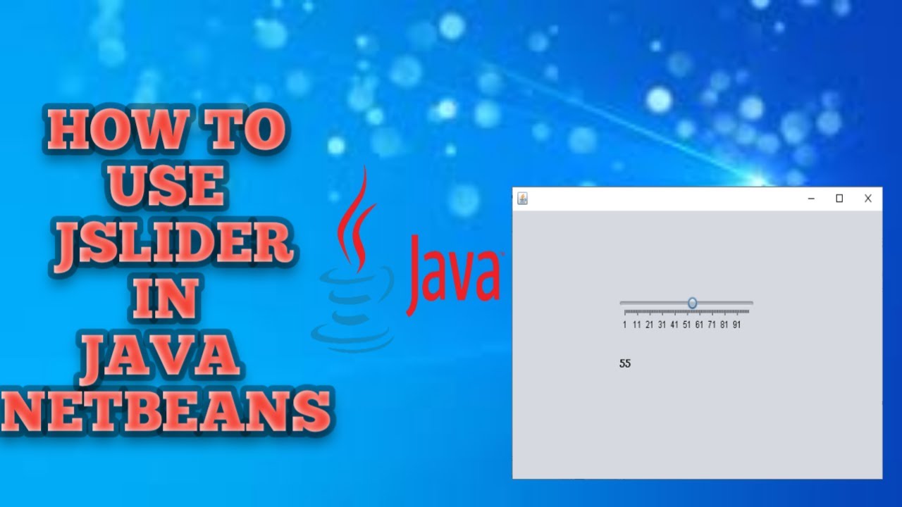 How to use Slider in java netbeans | using Slider in Java | Java Slider | Jslider |Slider java swing
