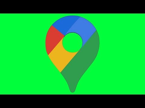 Google Maps Green Screen Logo Loop Chroma Animation