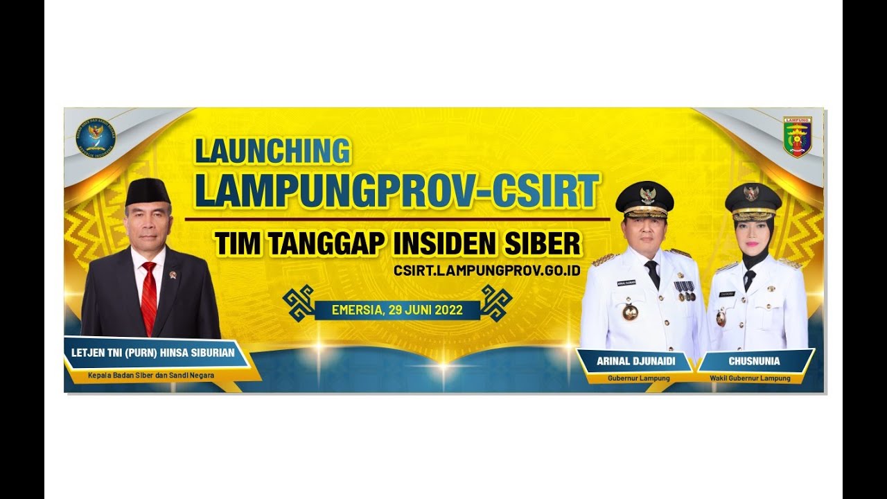 LAUNCHING LAMPUNGPROV-CSIRT
