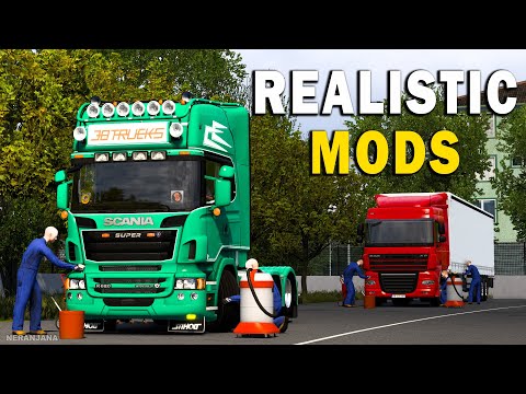 Top 10 Realistic Mods for ETS2 1.54 - Euro Truck Simulator 2