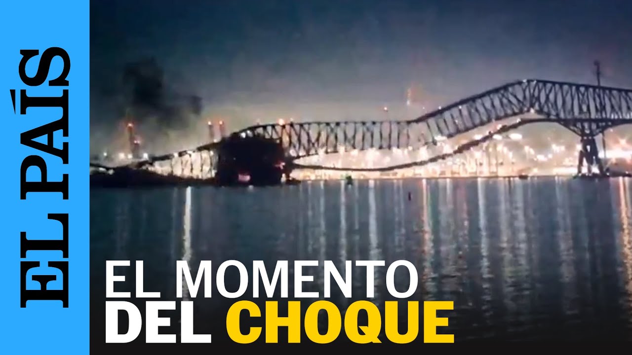 Trágico accidente en Estados Unidos: Un barco impactó contra el puente ...