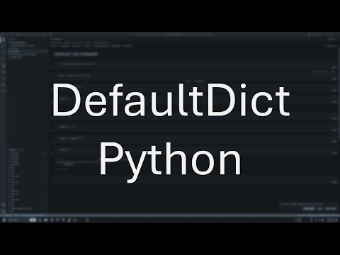Default Dictionary - Python