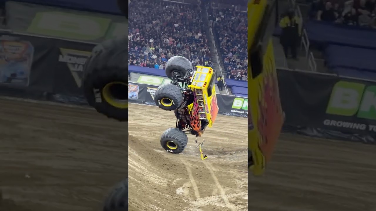 TOP 5 CRASHES - 2025 Monster Jam Detroit Ford Field