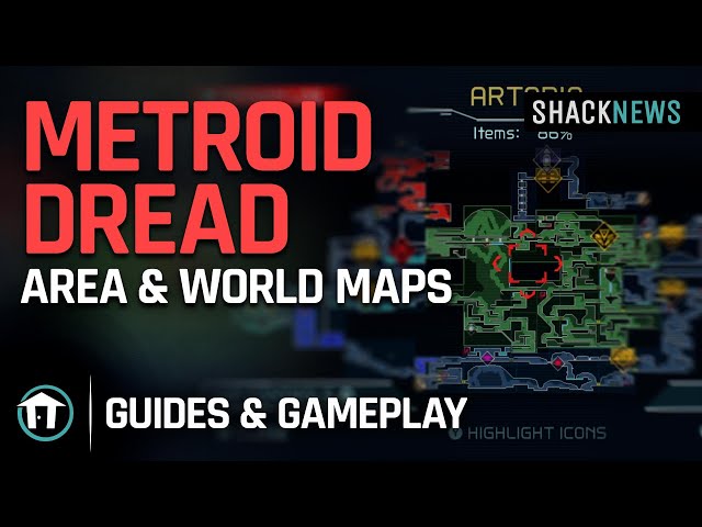 Every map station location in Metroid Dread