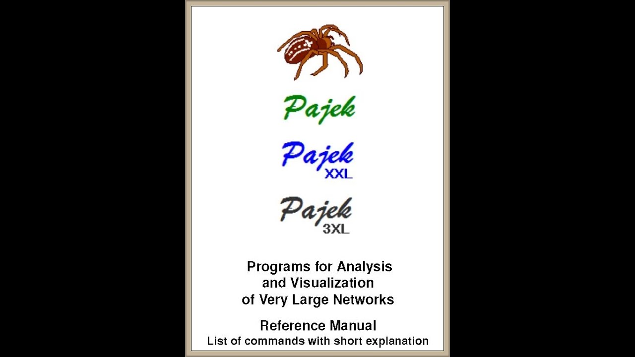 Advance Computer Networks | Network Analysis - Assignment 1 | Pajek tutorial | Bipartite Graphs