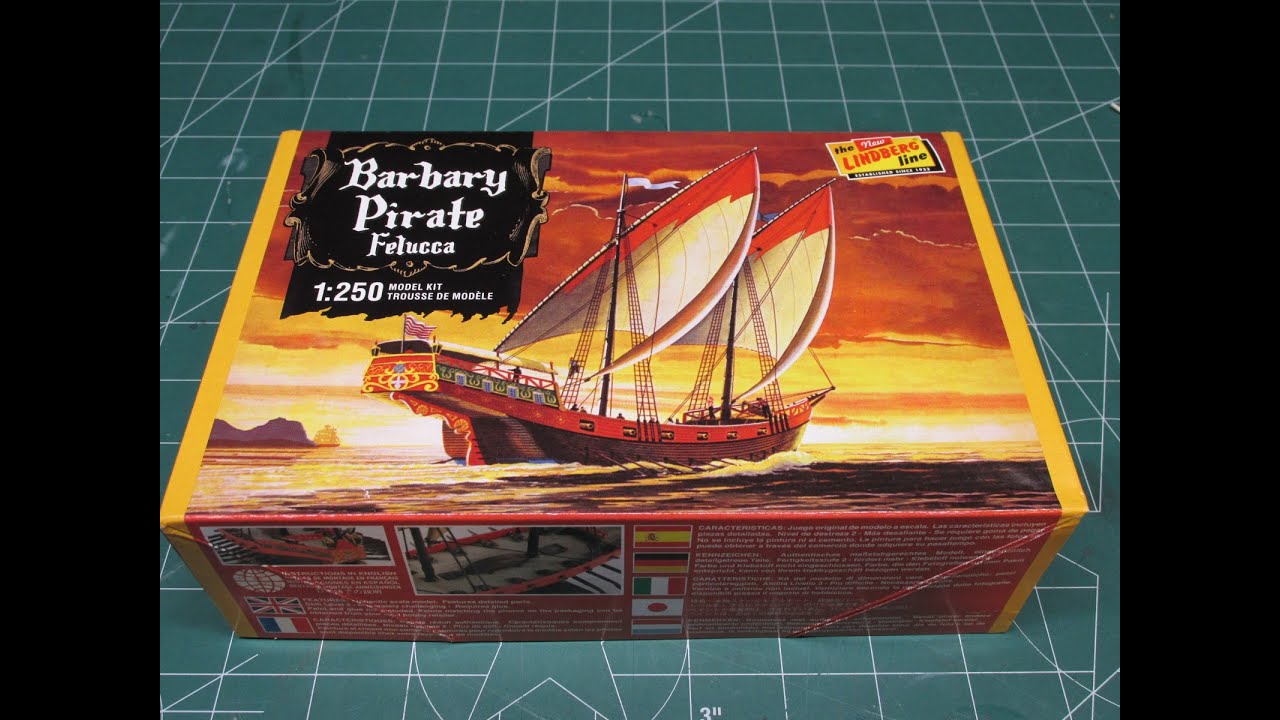 Lindberg 1/250 Barbary Pirate Ship Model Kit Review