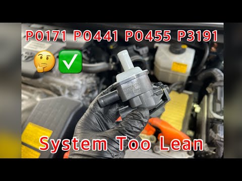 Toyota Camry Evap System Incorrect Purge Flow - Codes Related P0171 P0441 P0455 P3191 - Easy Fix