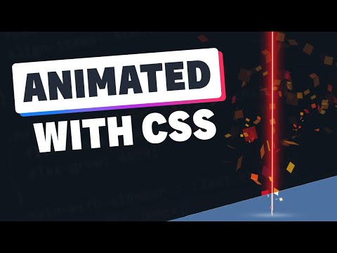 CSS-only particle animations