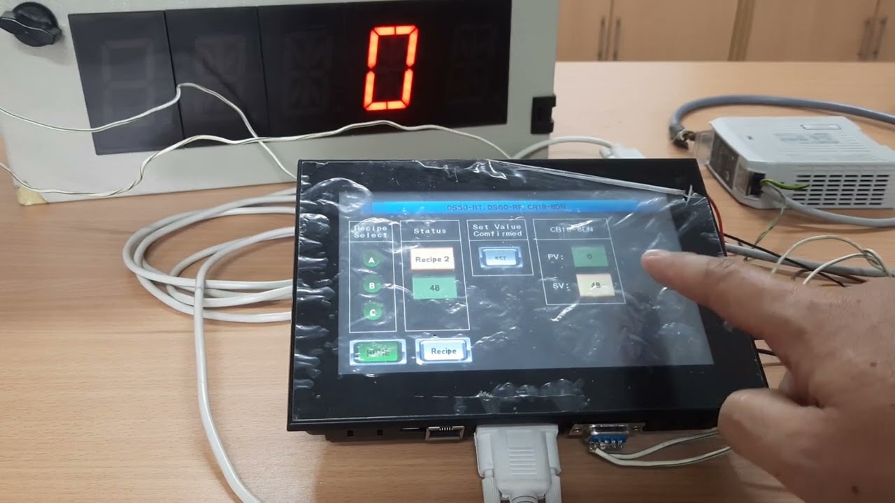 Autonics LP A + DS60+DAQ Master Pro, Realtime data logging