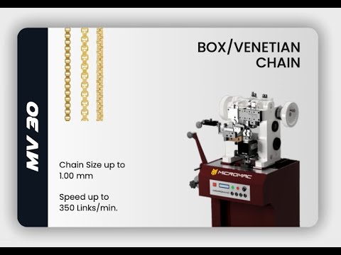 Italian Chain Making Machine and Chain Making Machine Manufacturer ...