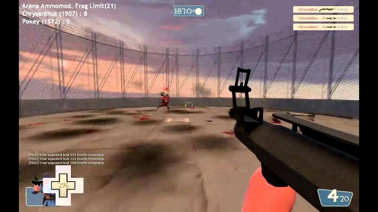 Team Fortress 2 - Pokey vs Rin Kokonoe/Chrysanthus on MGE