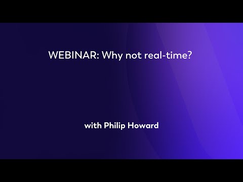 Why not real-time? The state of streaming in 2022