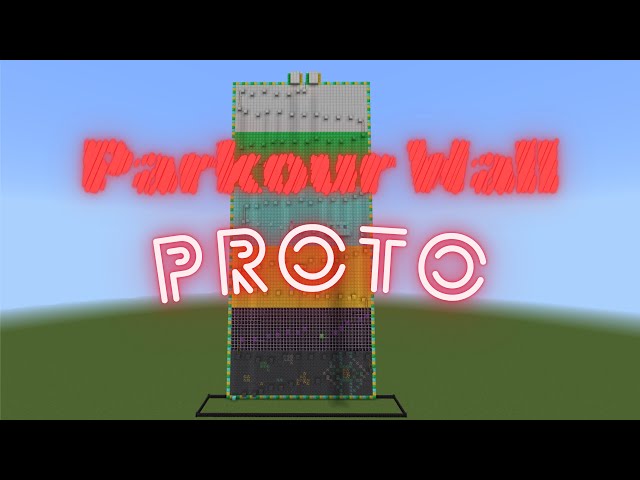 Parkour Wall Proto and the Emerald Temple Minecraft Map