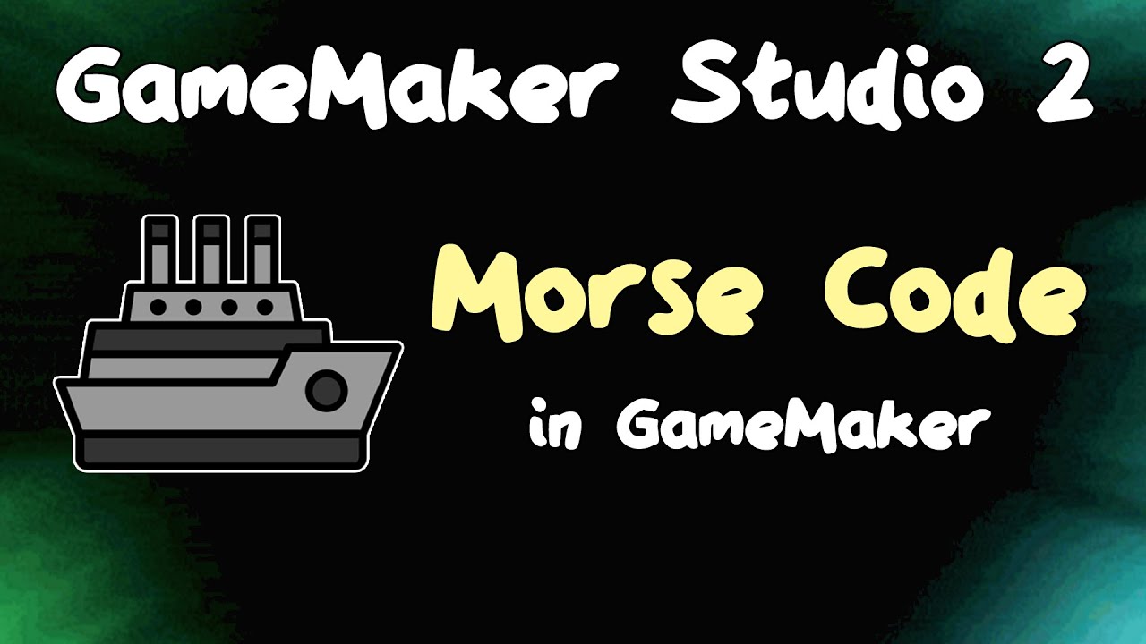 Morse Code Strings in GameMaker