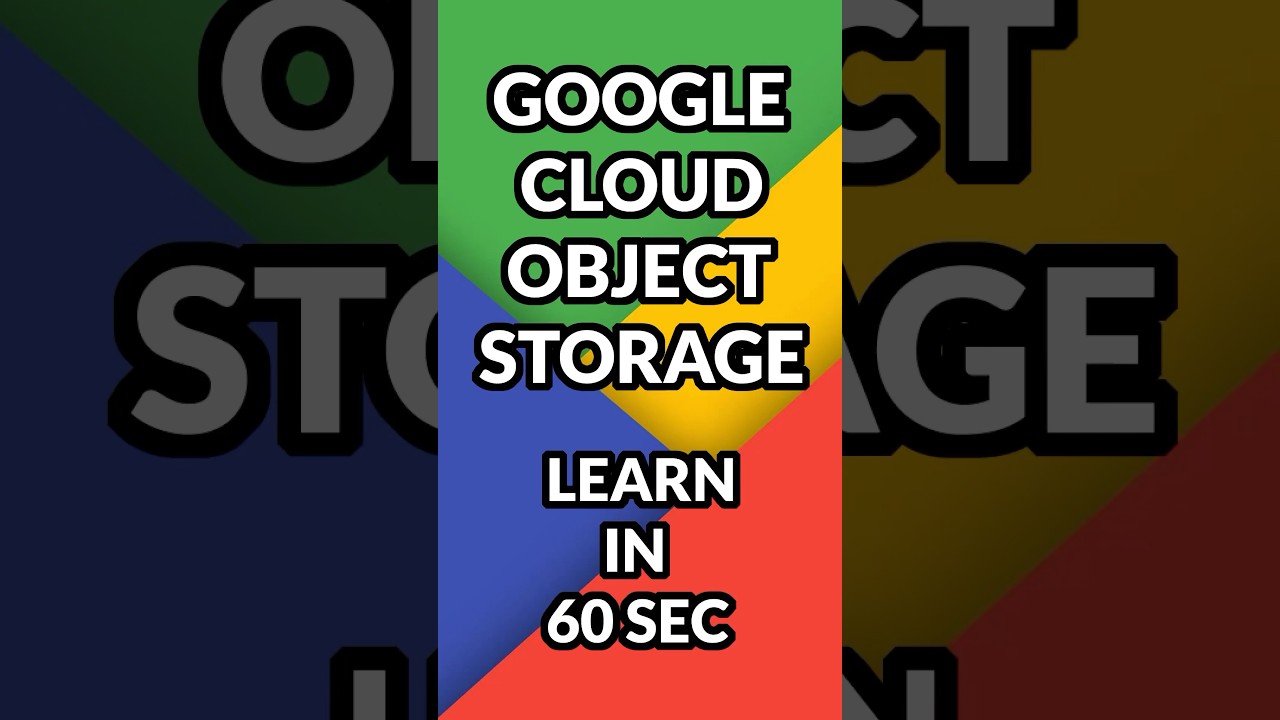 Google Cloud Object Storage Tutorial #googlecloud #shorts