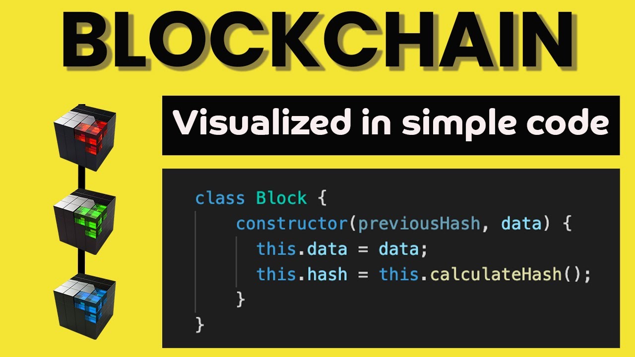 Blockchain Code Visualized in simple Javascript