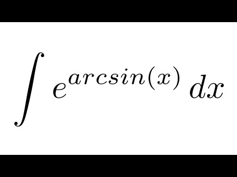 Integral of e^arcsin(x) - Integrals ForYou