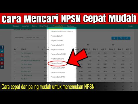 Cara Mencari NPSN Online