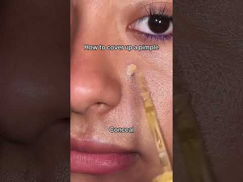 How to cover up a pimple! #pimple #makeuphacks #IPSY