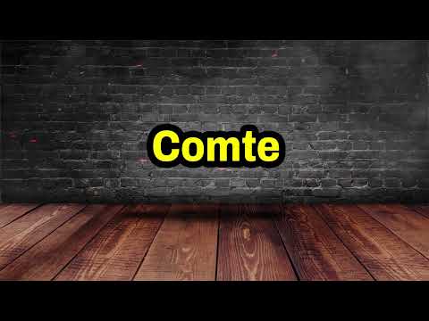 Comté Pronunciation | How To Pronounce Comté