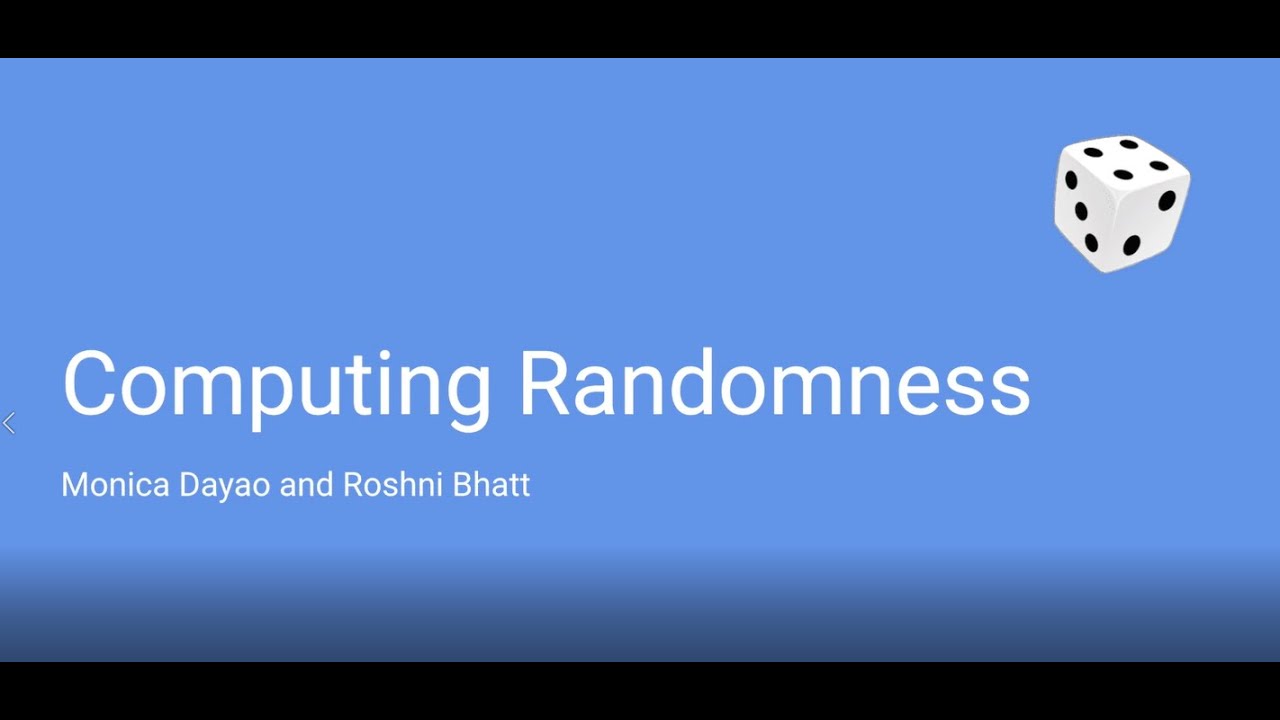 Technights: Session 1 - Computing Randomness