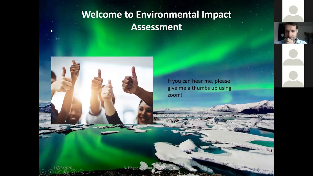 Environmental Impact Assessment course: Day 1: The challenge