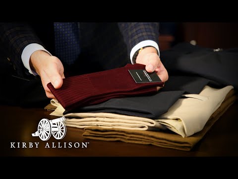 What Type Of Socks Can You Wear With Navy Trousers? | Kirby Allison